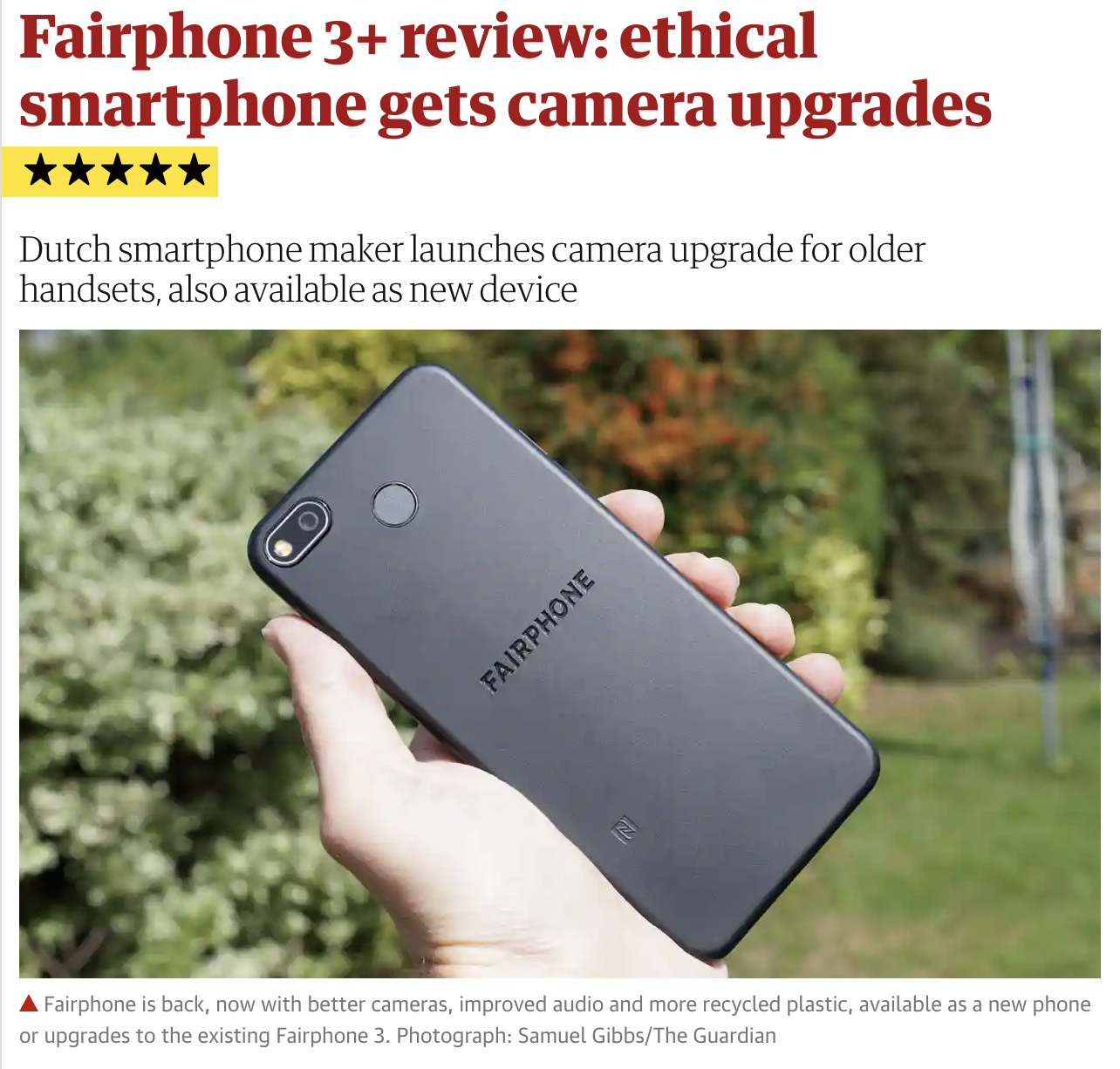 Fairphone in the news: Best of 2020 - Fairphone